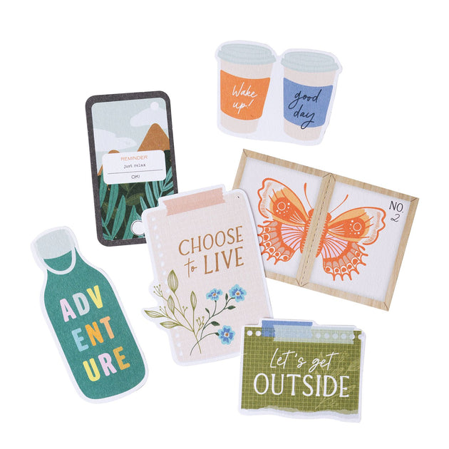 Jen Hadfield Live And Let Grow Ephemera Phrase Gold Foil (8 Piece ...