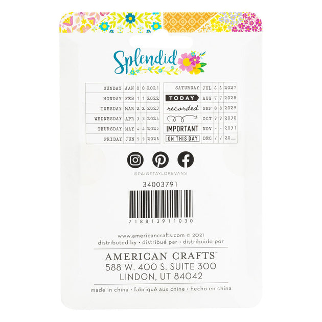 Paige Evans Splendid Roller Stamp – Scrapbook CITY