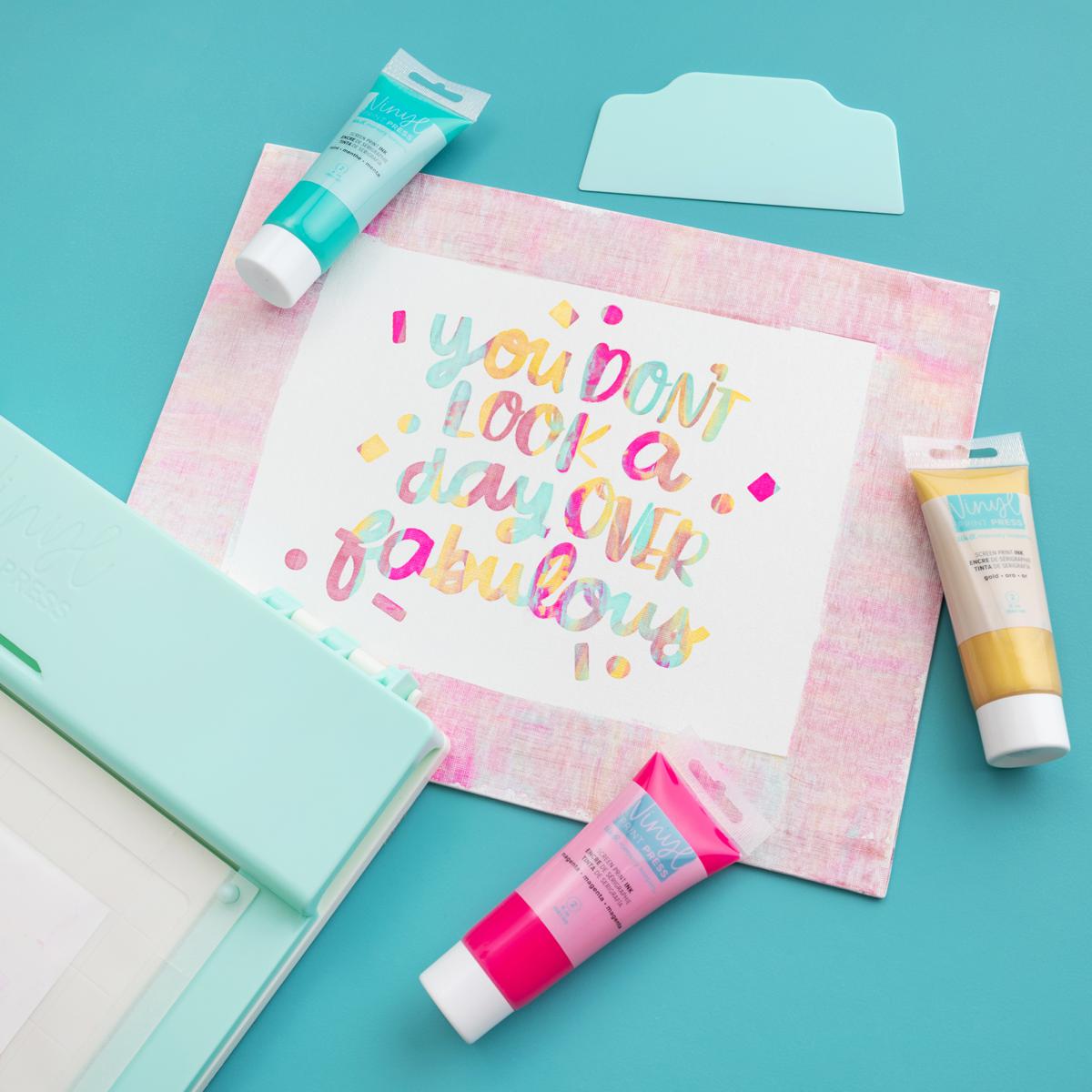 Kit We R Vinyl Print Press All In One (8 Piece) – Scrapbook CITY